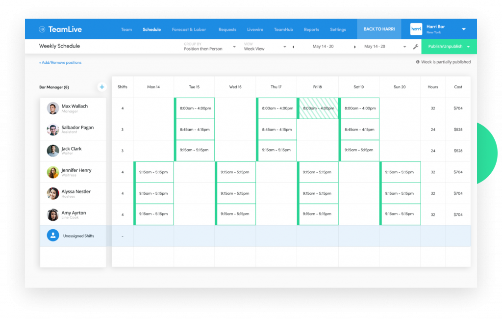 Employee Scheduling Software for Efficient Workforce Management | Harri